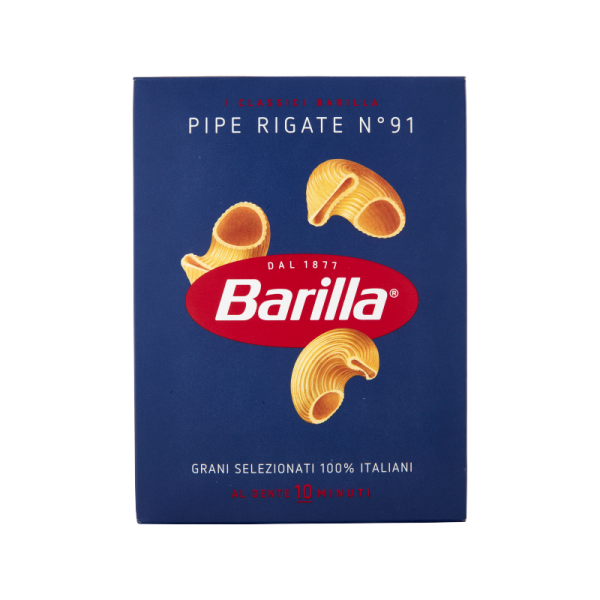 Barilla n. 91 Pipe rigate semolina / semola (Best Before 09-01-25 ...