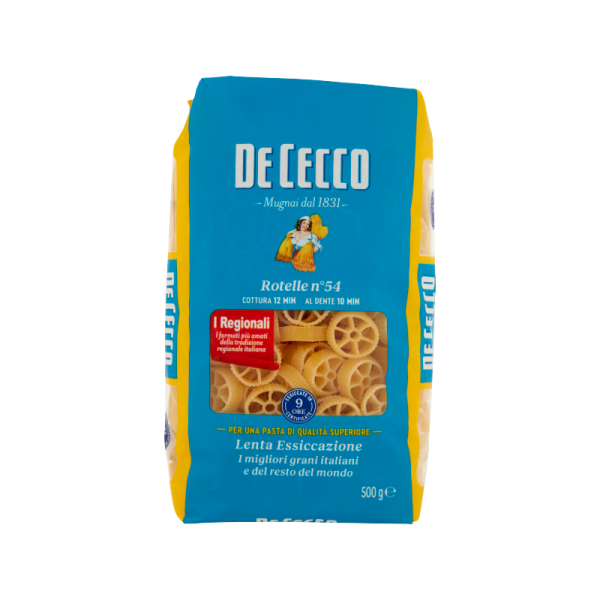 De Cecco n. 54 Wheels / Rotelle – Italian Pasta