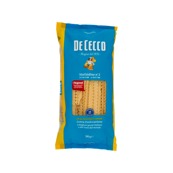 De Cecco n. 2 Mafaldine – Italian Pasta